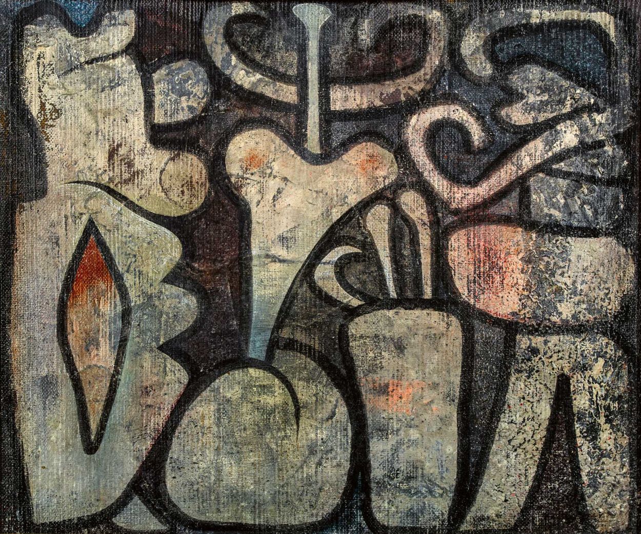 Max von Moos «Ohne Titel» – 1958 - Gloggner Auktionen