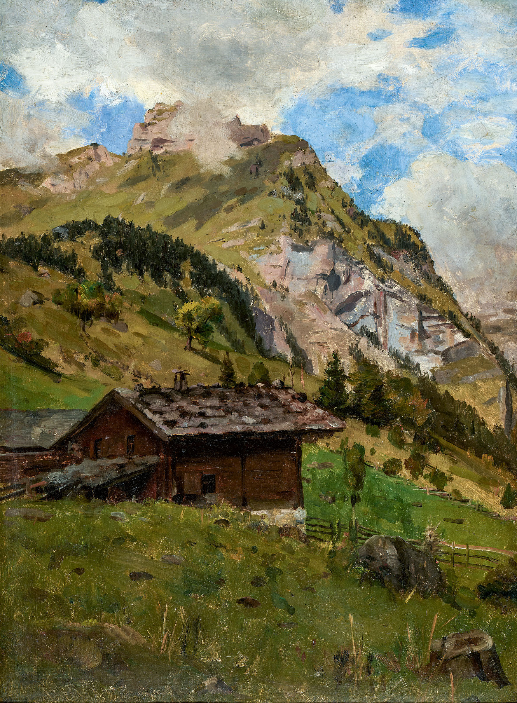 Hans Bachmann «Der Hahnen (Engelberg)» - Gloggner Auktionen